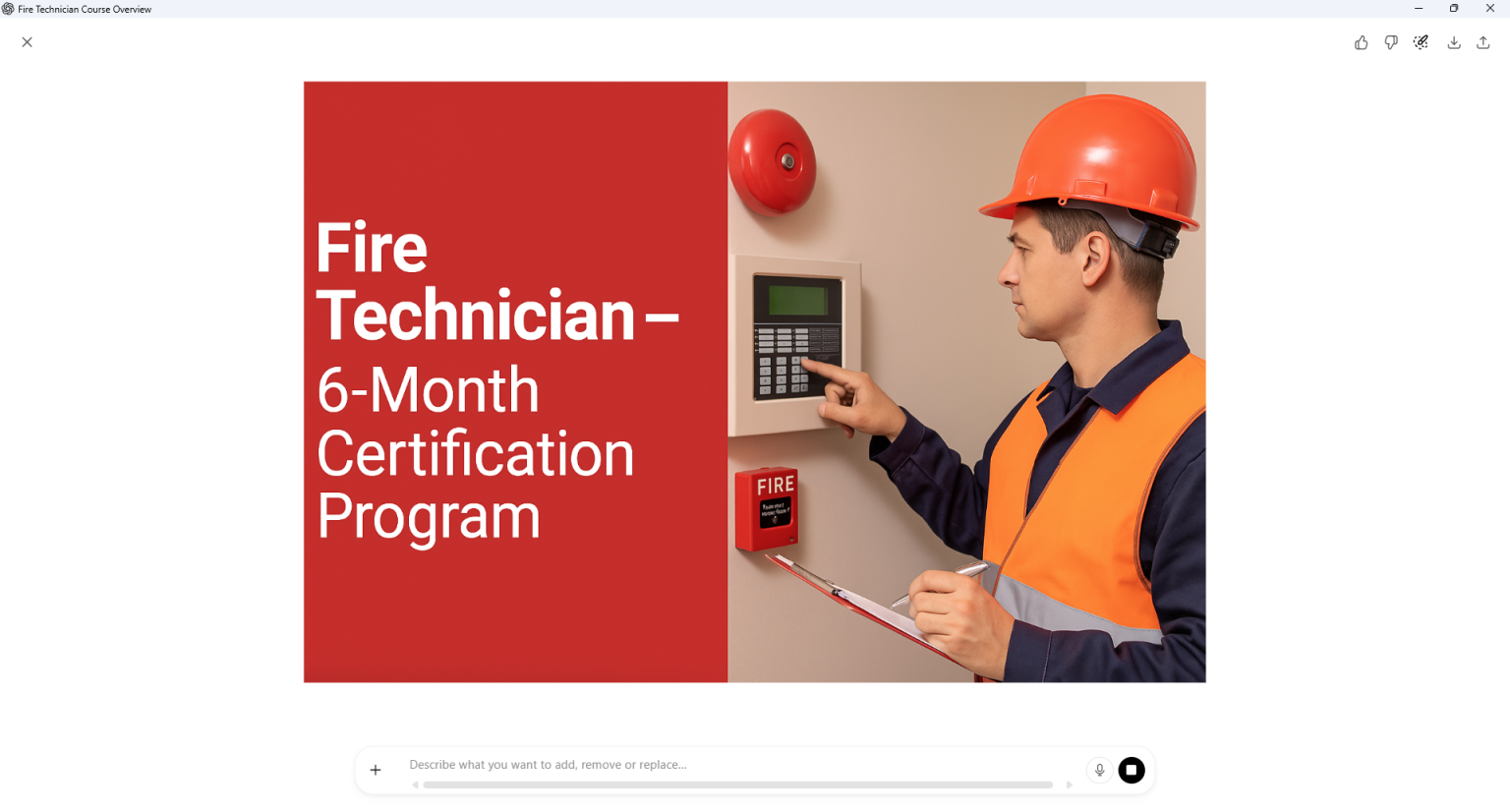 Fire Technician - NISHE – Best Safety Institute